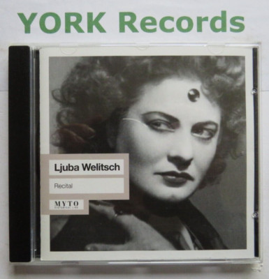 LJUBA WELITSCH - Recital - Excellent Condition CD Myto | eBay