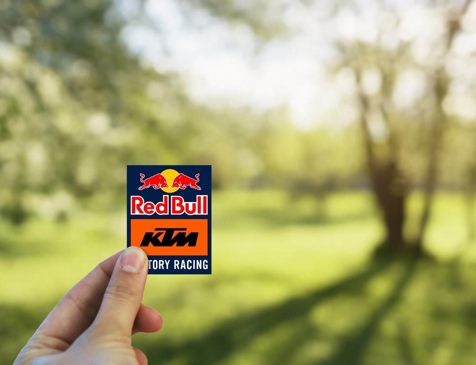 MotoGP Red Bull KTM Factory Racing Decal Stickers, 2 pack Red Bull ...