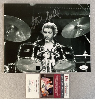 MUSICIAN/DRUMMER- STEVE GADD AUTOGRAPH 8x10 CONCERT PHOTO JSA AD08988 ...
