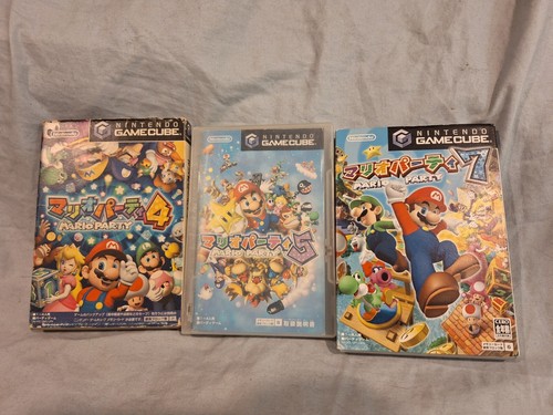 Mario Party 4,5,7 Nintendo Gamecube NTSC-J Japanese CIB US SELLER ...