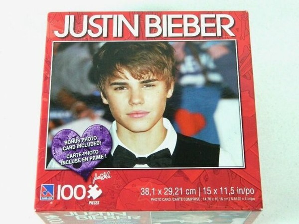 Justin Bieber 100piece Puzzle With Bonus Card for sale online | eBay