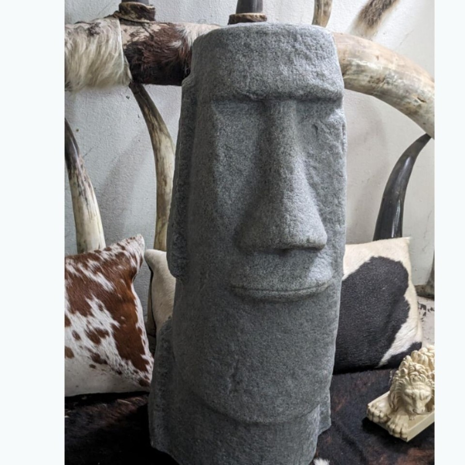 Easter Island Statue Large Moai Rock Stone Granite Appearance Tall Zen ...