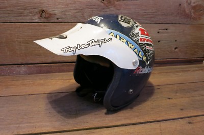 VINTAGE RARE MOTORCYCLE RACING HELMET ROP 4170 12-1976 AWESOME DECAILS ...