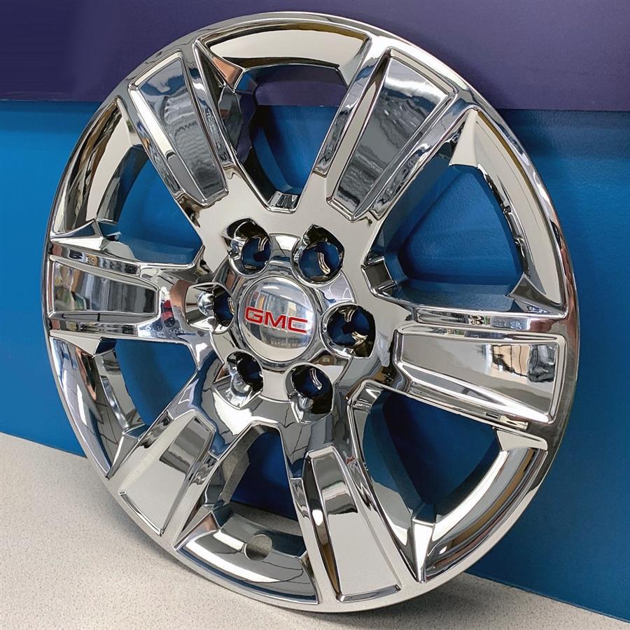 ONE SINGLE 2014-2019 GMC SIERRA 1500 20" 6 SPOKE CHROME WHEEL SKIN ...