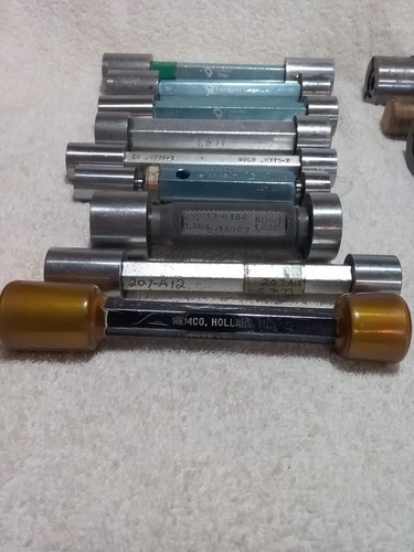 Go NoGo Plug Pin Gages Mixed Lot Of 16, Several Different Sizes And ...