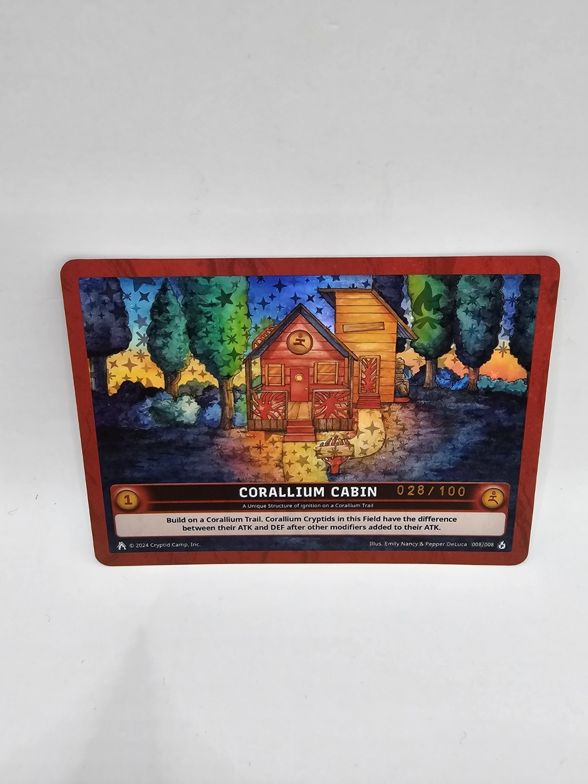 Cryptid Camp - Corallium Cabin - Serialized #28/100 - Proto Pack 1 | eBay