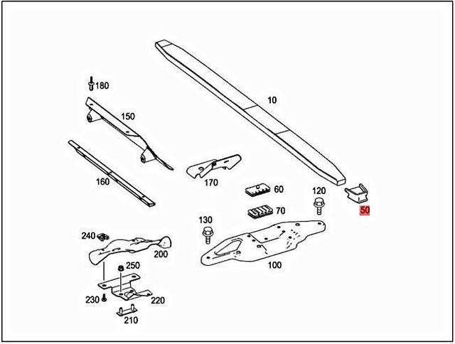 MERCEDES BENZ 9063220019 Genuine OEM Factory Original Leaf Spring Seat ...