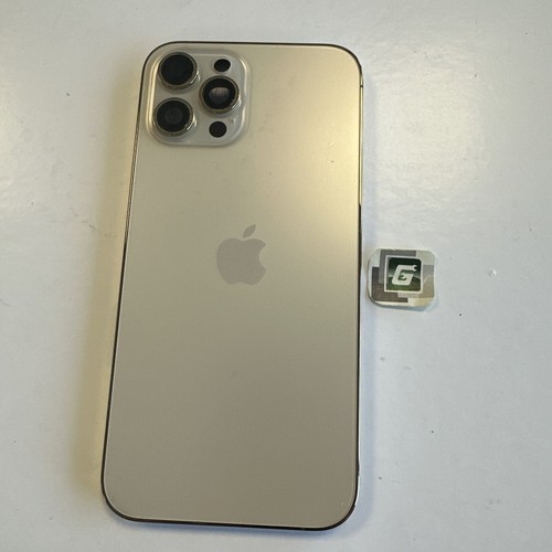 Apple iPhone 12 Pro Max Bare Housing Frame Genuine OEM 7/10 Gold | eBay
