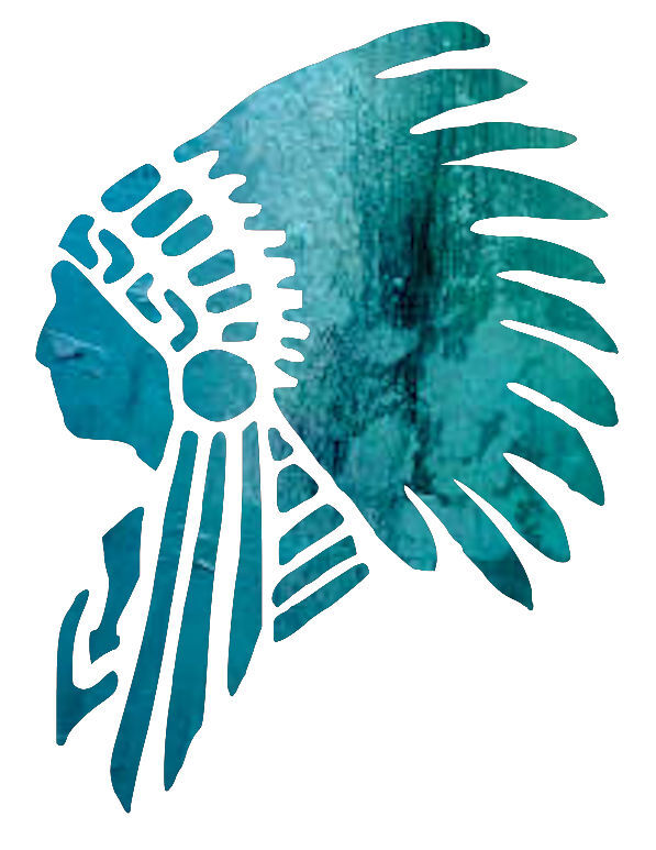 Indian Chief Head Silhouette