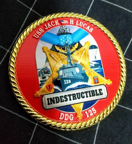 Challenge Coin Uss Jack H Lucas Ddg 125 Japan | eBay