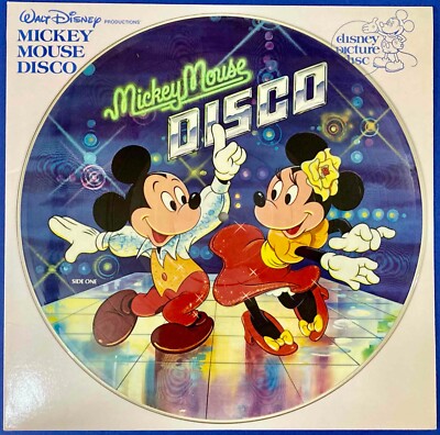 Mickey Mouse Disco Original US Vinyl PICTURE DISC LP Walt Disney MINT ...