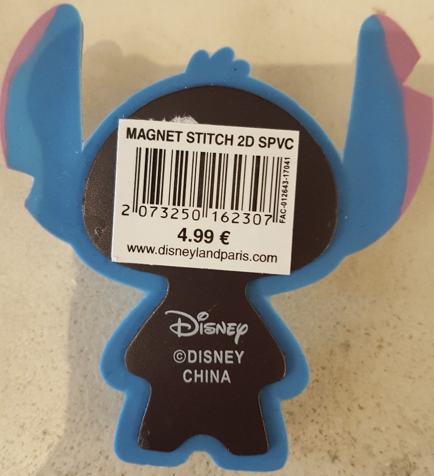 Magnet Stitch 2D Flexible PVC Disneyland Paris | eBay