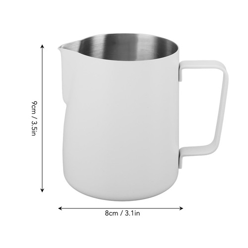 EMB Milk Frothing Pitcher Durable Froth Cup Stainless Steel For Coffee ...