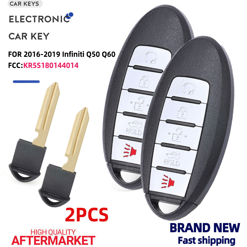 2 For 2016 2017 2018 2019 Infiniti Q50 Q60 Smart Prox Keyless Remote ...