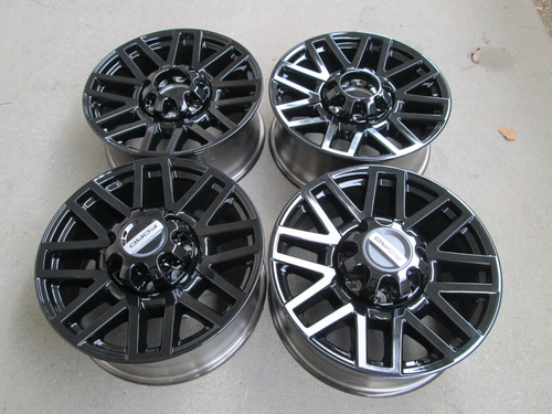 20" FORD F250 F350 FACTORY OEM WHEELS RIMS NEW BLACK | eBay