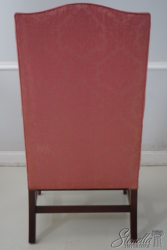 68788: Federal Style Vintage Mahogany Lolling Library Chair | eBay