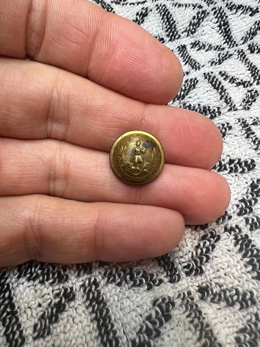 Confederate Civil War Virginia State Seal Militia Staff Cuff Button ...
