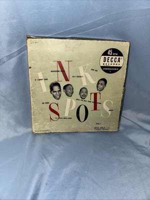 Ink Spots.. vol.1 Decca Album 9-150. 4 x 45 rpm records. - 1950 - box ...