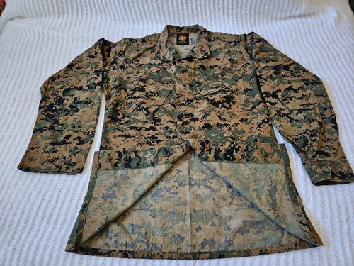 2 USMC Woodland Marpat Camouflage MCCUU Blouse Utility Cammies Shirt ...