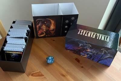 MTG Final Fantasy Gift Bundle Card Box, Dice and 240+ C/U Cards. ***NO ...