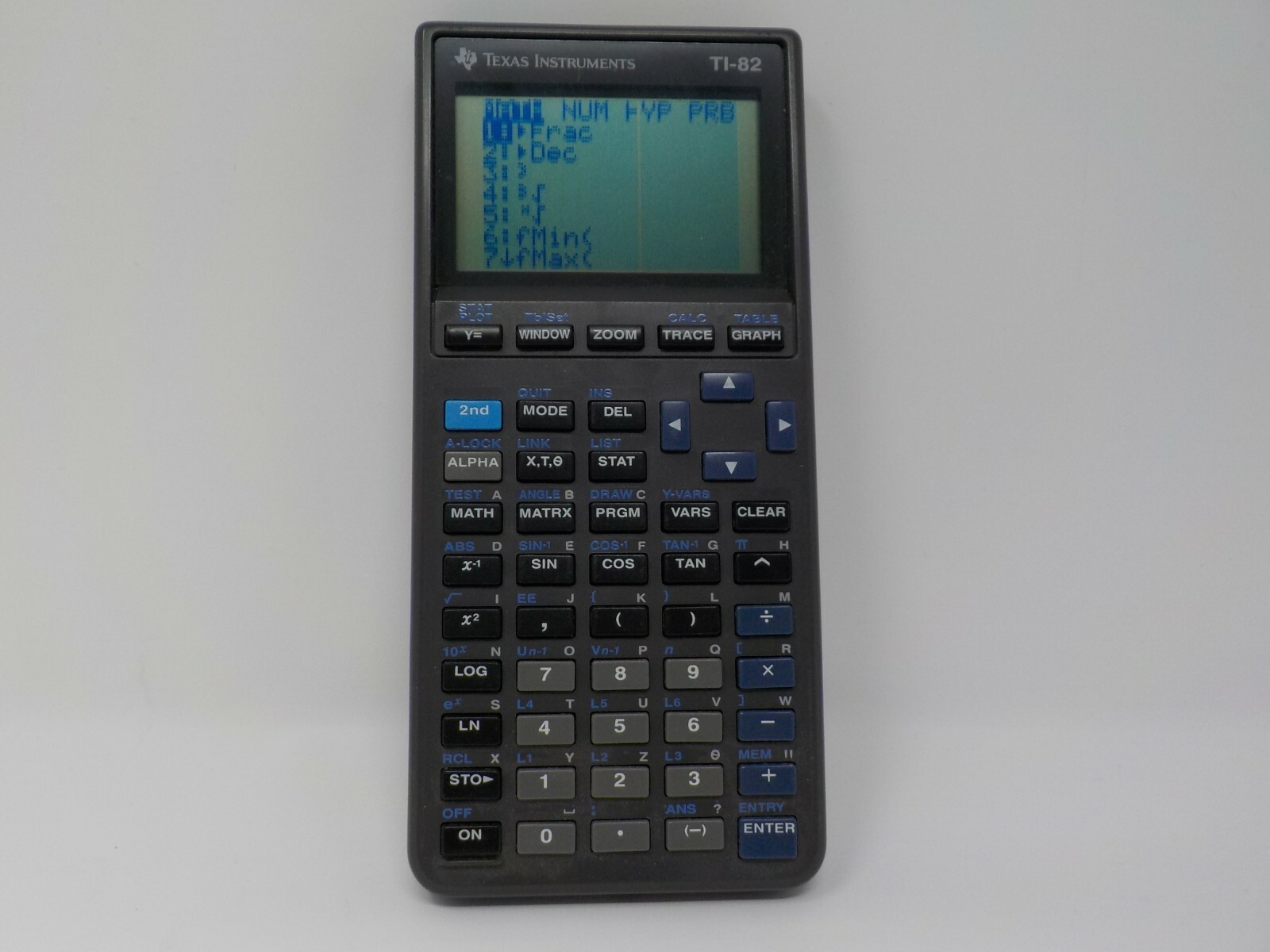 Texas Instruments Ti-82 Graphing Calculator With Cover tested ...