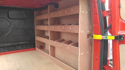 Ford Transit Custom SWB 2012-2023 Plywood Shelving Racking O/ Side Tool ...