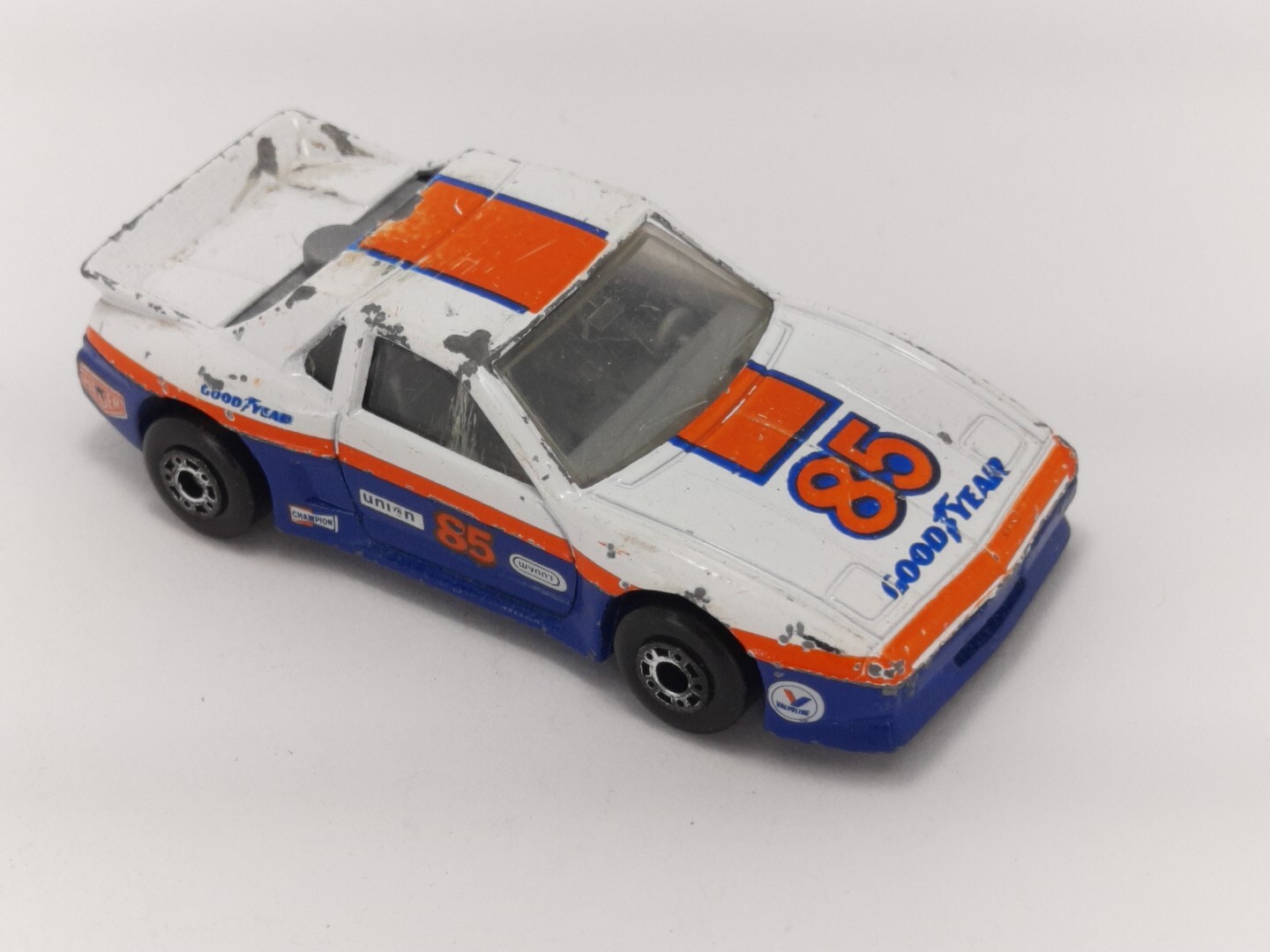 Matchbox Pontiac Fiero #85 Goodyear Diecast Car Macau 1:56 1985 Vtg ...