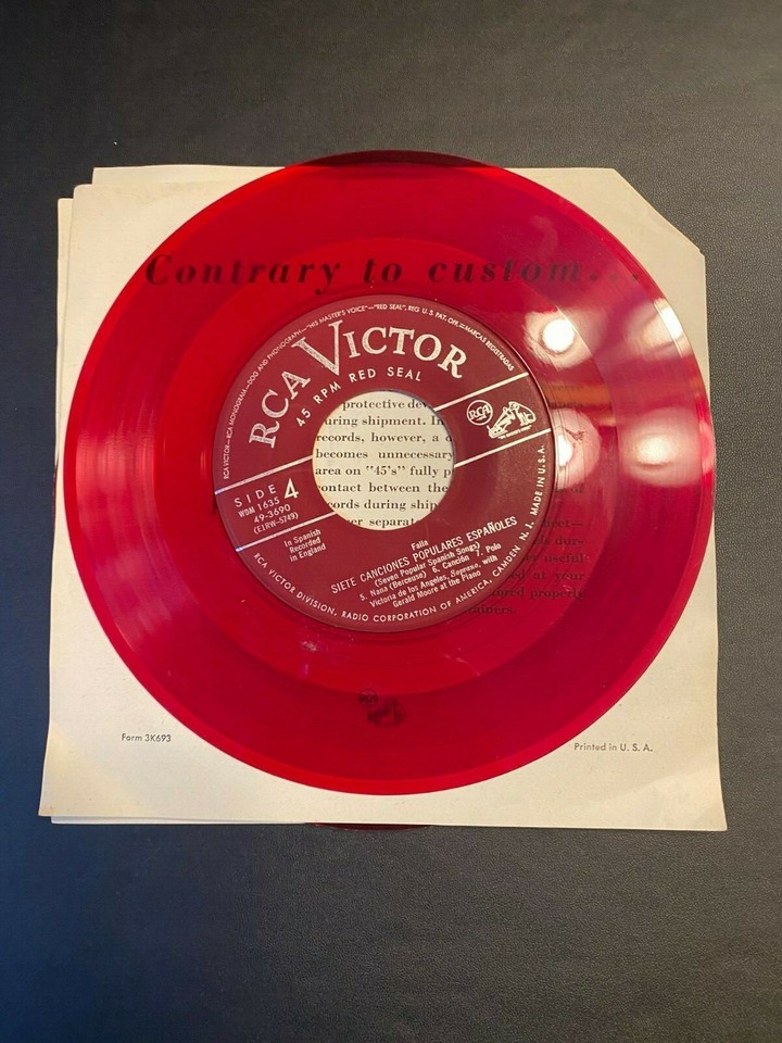 Vtg RCA Victor Red Records Box Set. " Victoria De Los Angeles" | eBay