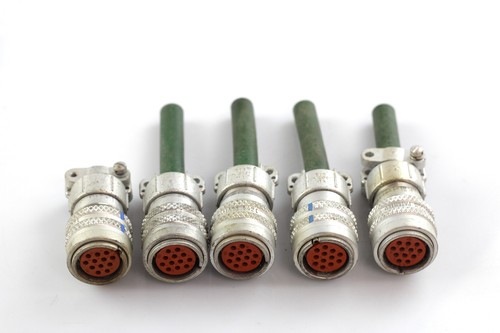 Lot of 5 Deutsch DS07-12S-059 Circular Mil Spec Connector W/MS3057-6A ...