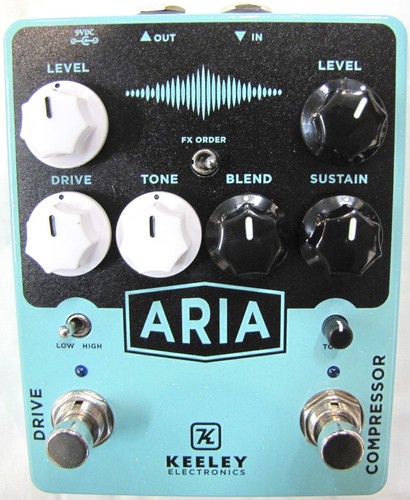 Used Keeley Aria Compressor Drive Guitar Effects Pedal 854295005826 | eBay