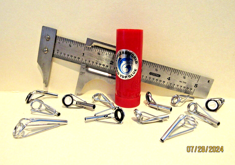 Freshwater Rod Tips & Glue Stick - Asst Sizes - Perfection Co. & Fuji ...