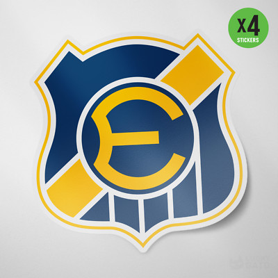 Everton Chile 4 Pack Sticker Vinyl Decal Calcomania Viña del Mar Futbol ...
