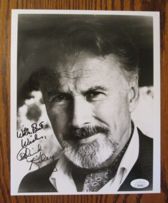VINTAGE RICHARD KILEY Auto Signed Photo 3 Emmy Awards & 2 Golden Globes ...