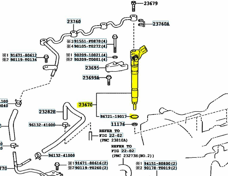 Toyota Genuine 2367009430 Injector Assy 23670-09430 OEM | eBay