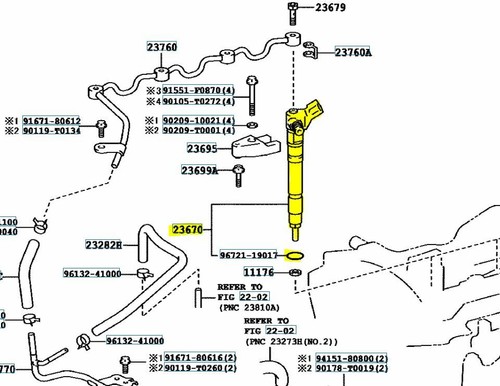 Toyota Genuine 2367009430 Injector Assy 23670-09430 OEM | eBay