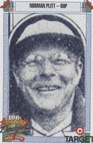 1990 Target Dodgers 100th Anniversary - Norman Plitt #1051 (RC) for ...