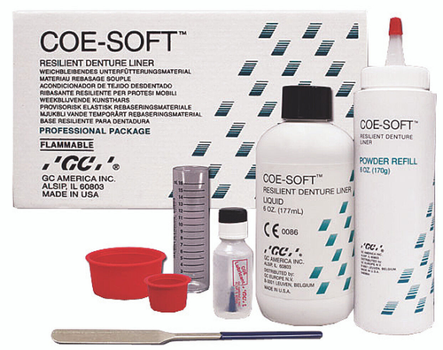 GC America COE-SOFT Soft Denture Reline Material Professional Package ...