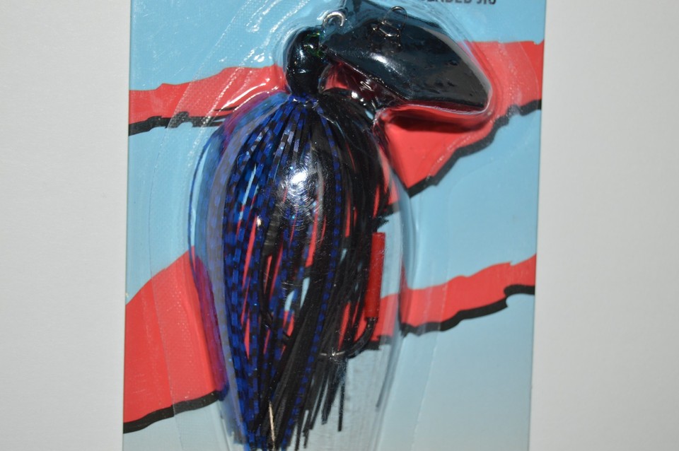 zman z-man tungsten chatterbait elite EVO 3/8oz black blue bass bladed ...