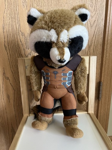 15" Guardians Of The Galaxy Rocket Raccoon Plush Toy Animal Just Play ...
