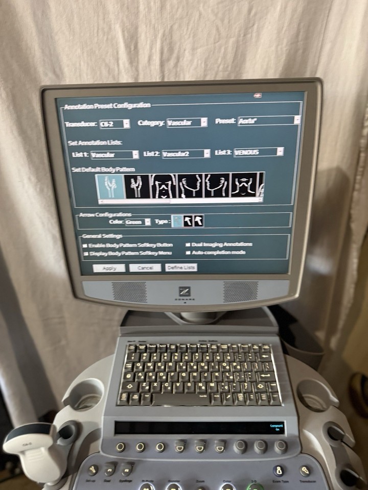 Zonare Z.one Scan Module Ultrasound Machine With Smart Cart And 2 ...