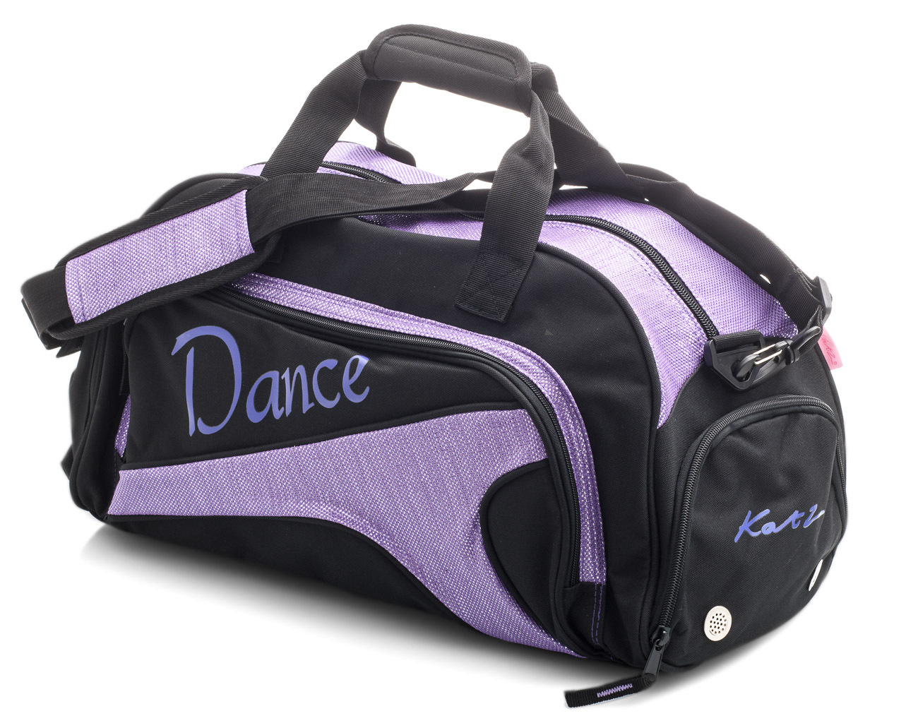 Medium Large Sparkly Purple Dance Ballet Tap Kit Holdall Sports Bag ...