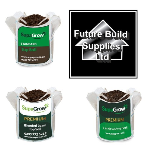 SUPAGROW BLENDED LOAM LANDSCAPING MULCH BARK BEDS BORDERS TOPSOIL 600L ...
