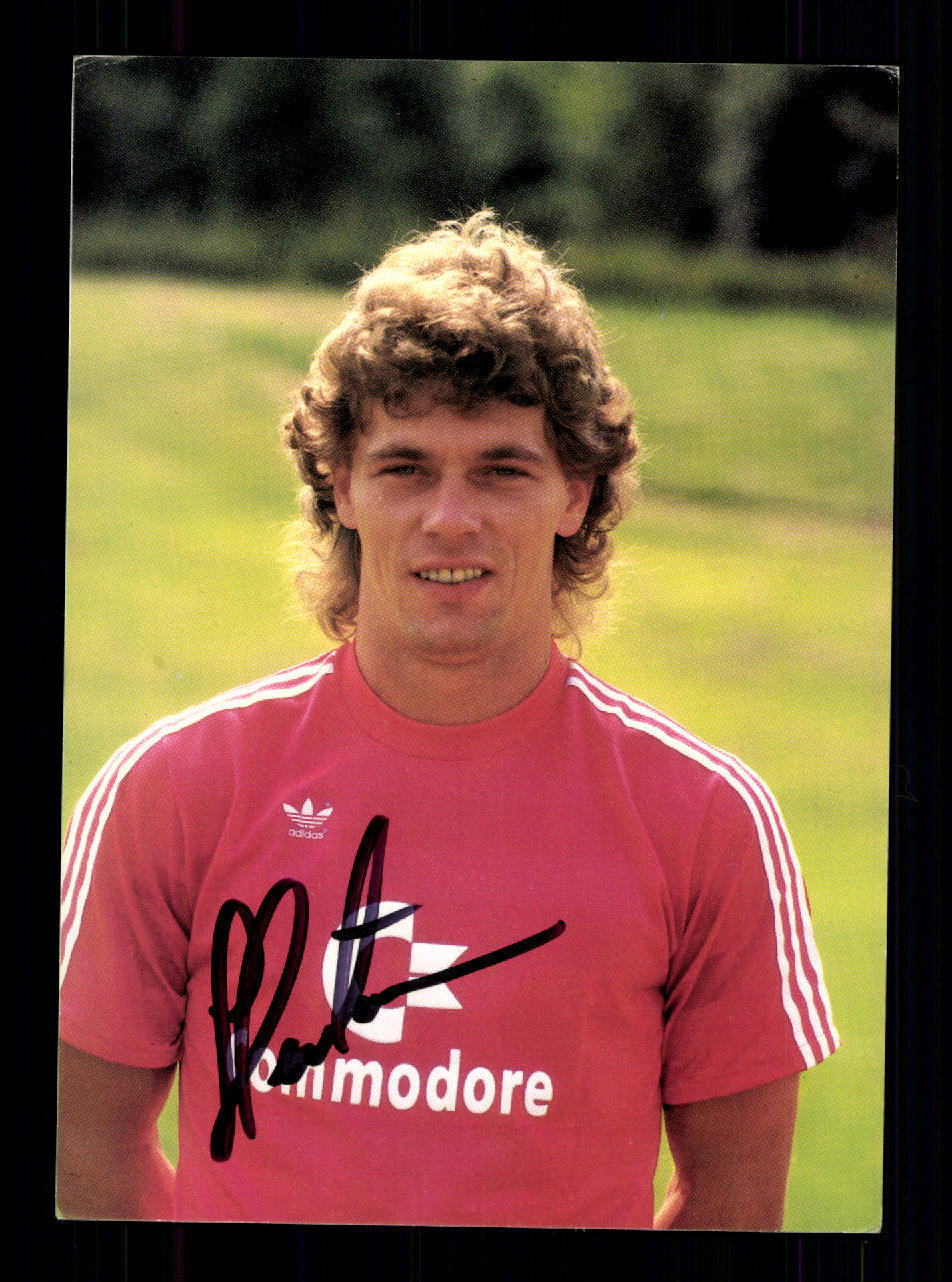 Frank Hartmann Autogrammkarte Bayern München 1985-86 Original Signiert ...