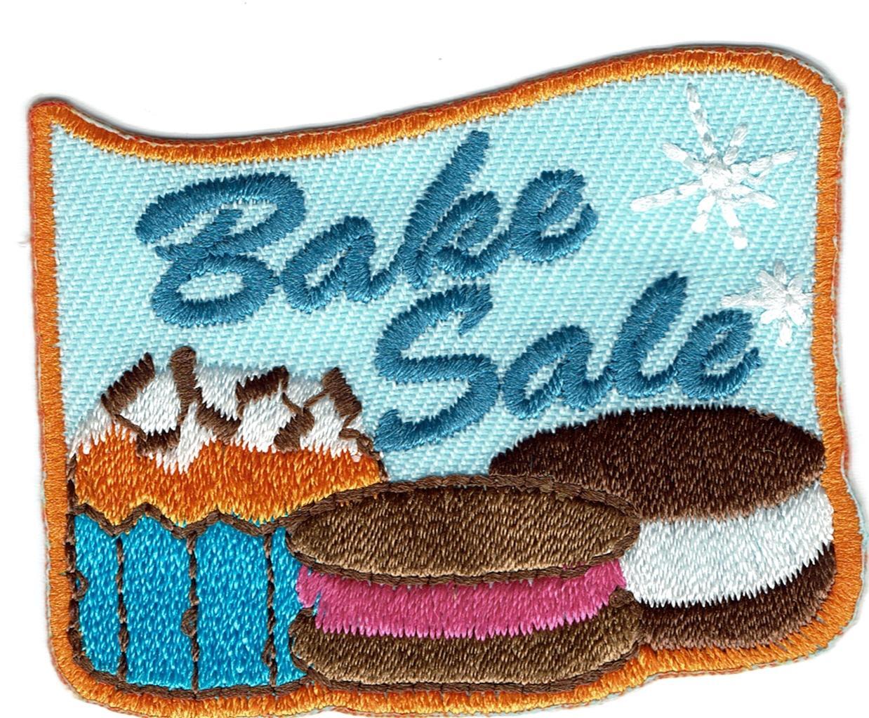 Girl Boy Cub BAKE SALE baked goods Fun Patches Crest Badges SCOUT GUIDE ...