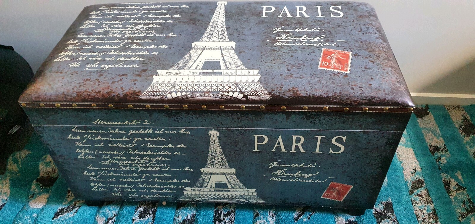 Paris padded storage box | eBay