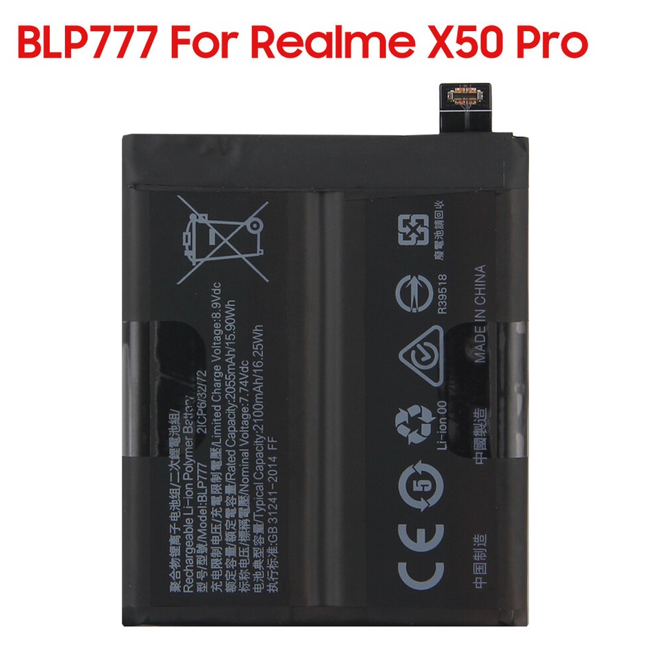 Replacement Phone Battery BLP775 BLP777 For OPPO Realme X3 X50 X50 Pro ...