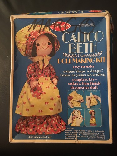 Vintage Calico Beth Doll Making Kit | eBay UK