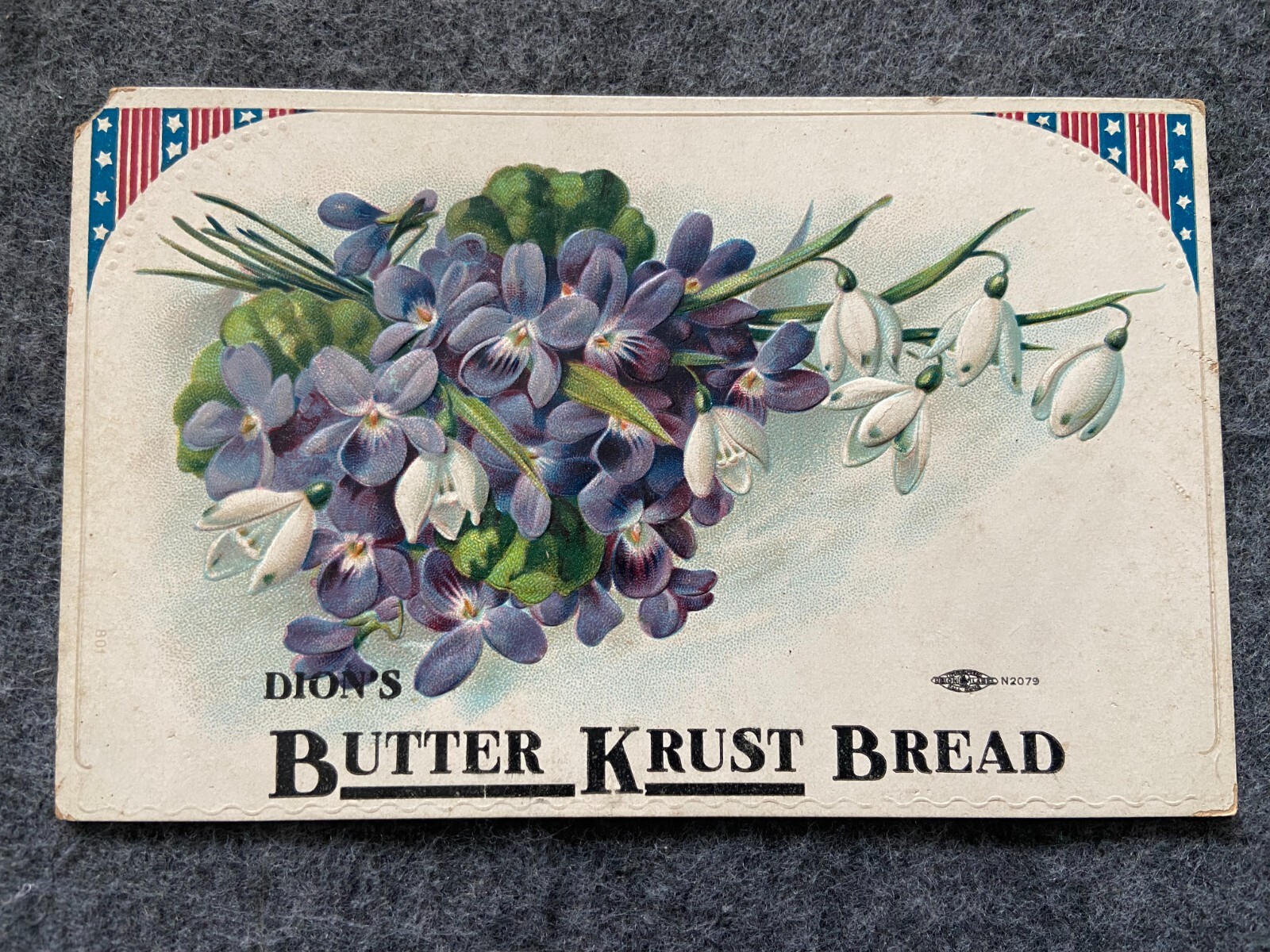 Dion's Butter Krust Bread Vintage Embossed Postcard - Damaged | eBay