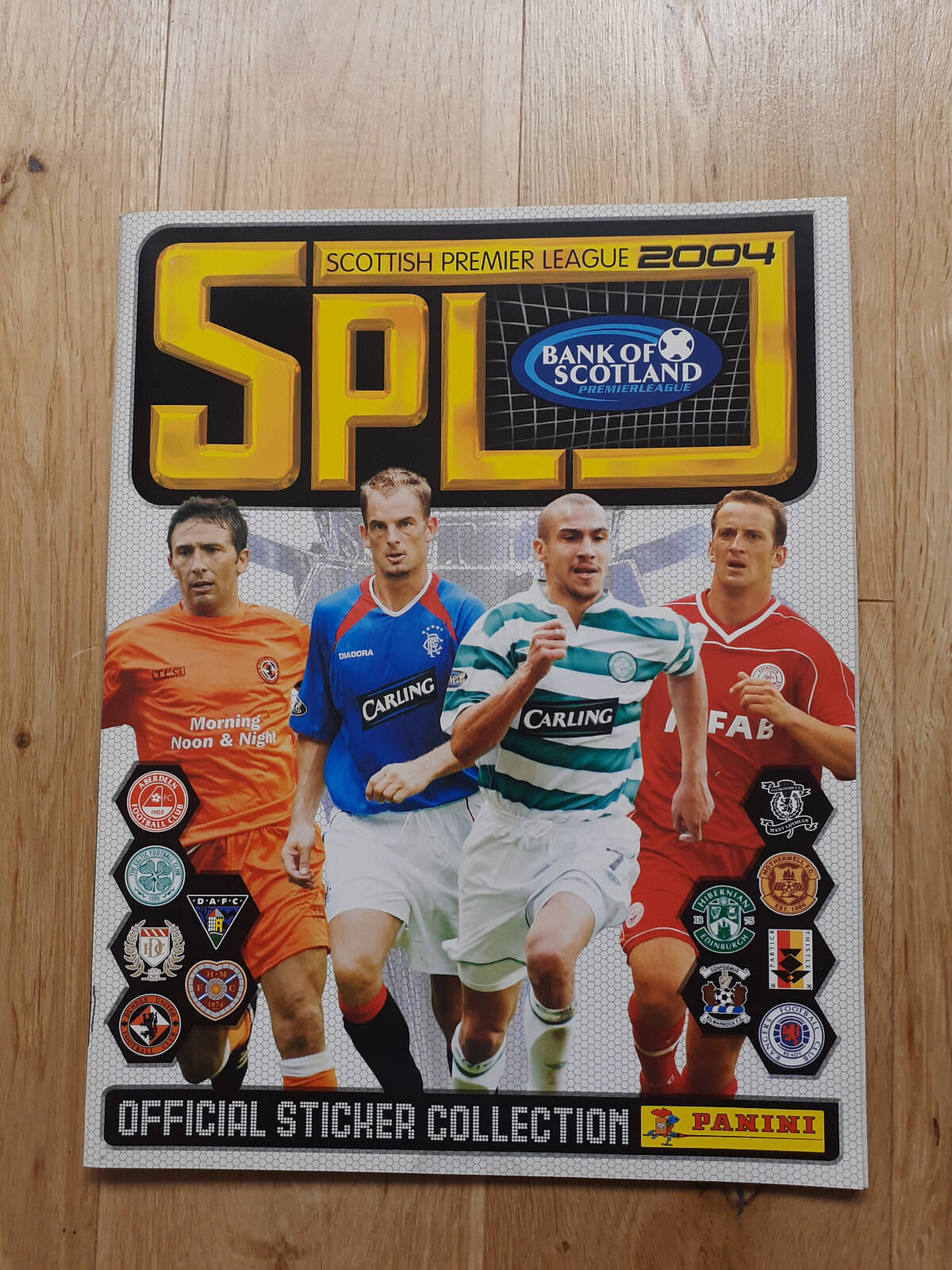 2 EMPTY PANINI STICKER ALBUM FOOTBALL SPL 2004 & 2007 WITH 2 STICKER ...