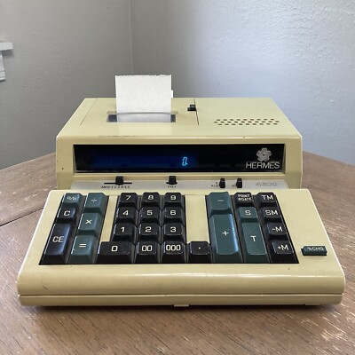 Cash Register, Adding Machines - Hermes Adding Machine Model